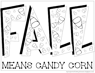 My Cup Overflows: Coloring Pages for Fall