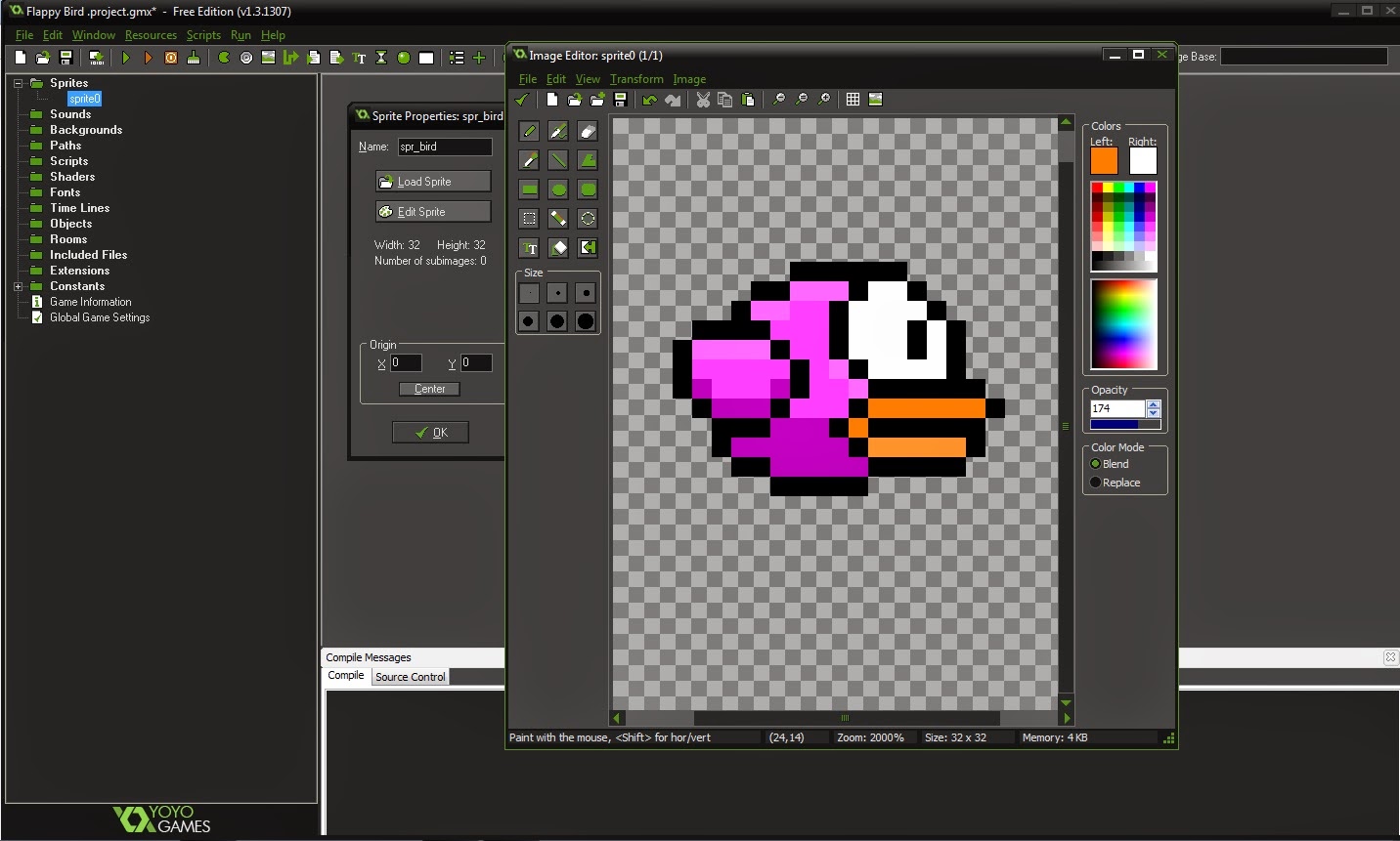 Relatable Techniques: Flappy Bird Sprite Design