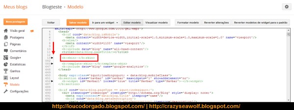 Como Criar Um Menu Horizontal Simples No Blogger Crazyseawolfs Blog