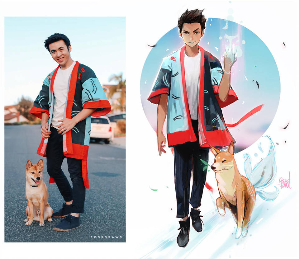 El Rapto de los Sentidos: Ross Tran: Ilustración digital con carisma