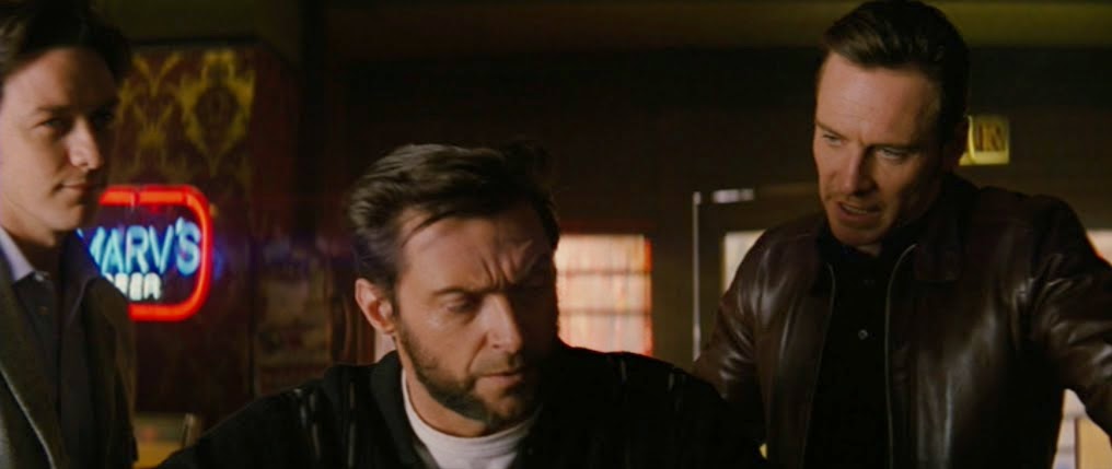 Michael Fassbender X Men First Class Bar Scene