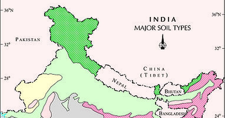 6 Types Of Soil In India Map - Map