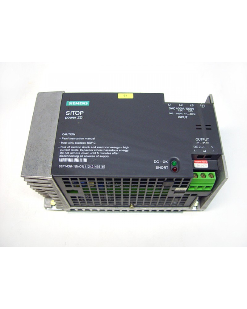 SIEMENS SITOP POWER SUPPLY - ELECTRICAL AND ELECTRONICS ENGINEERING