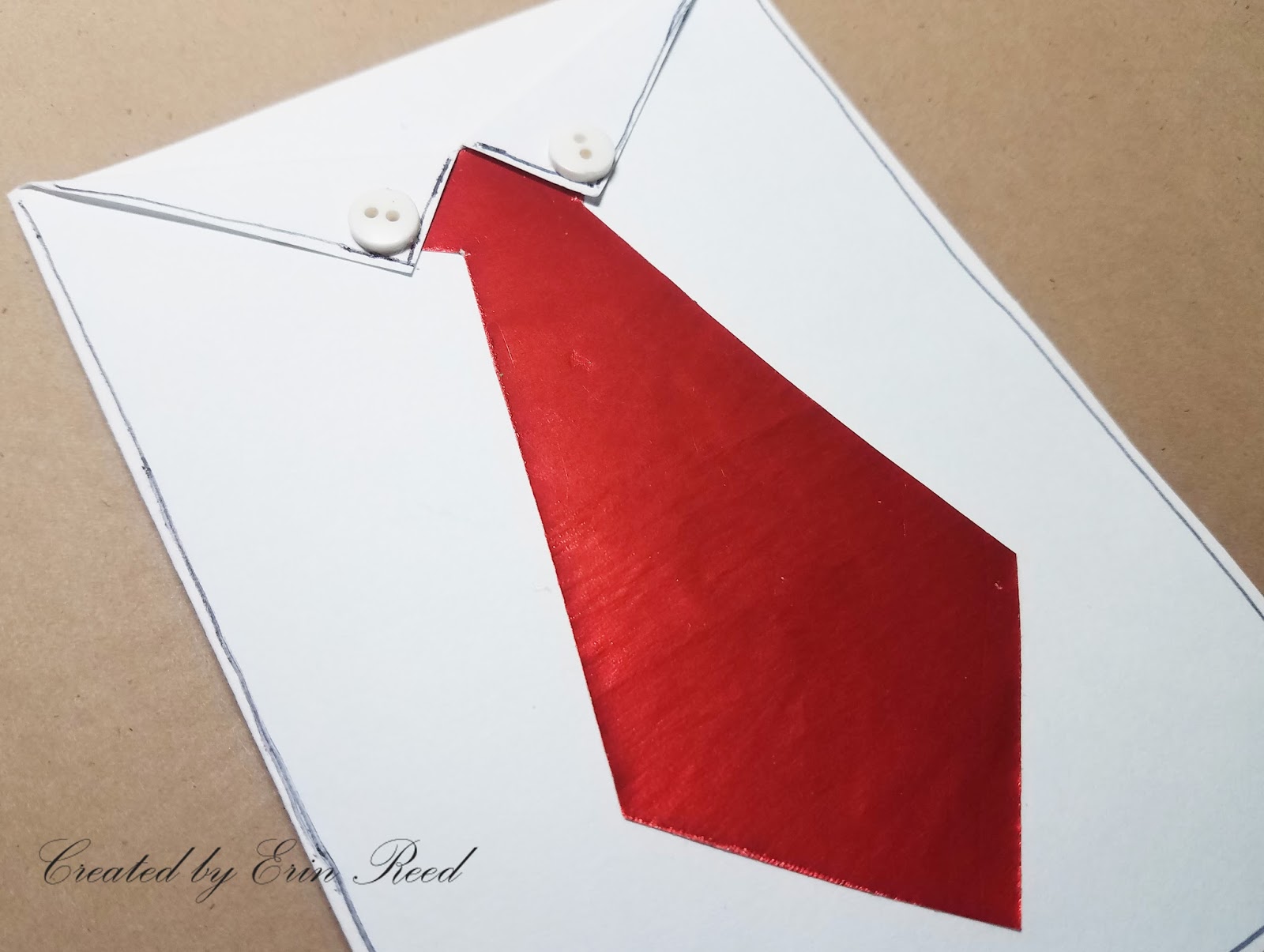 Erin Reed Makes: Quick & EASY Kids Father's Day Tie Cards w/ FREE Printable