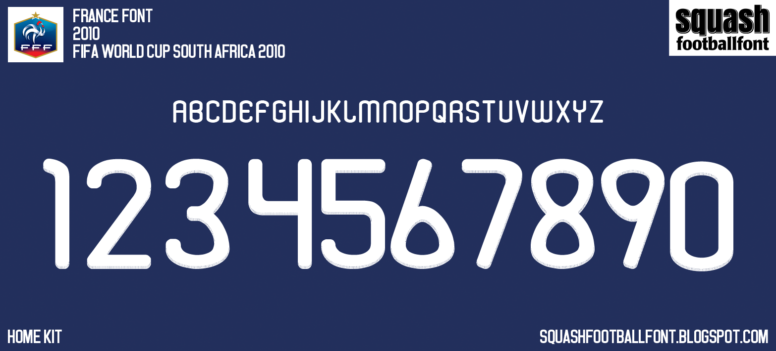 SFF: France World Cup 2010 Font