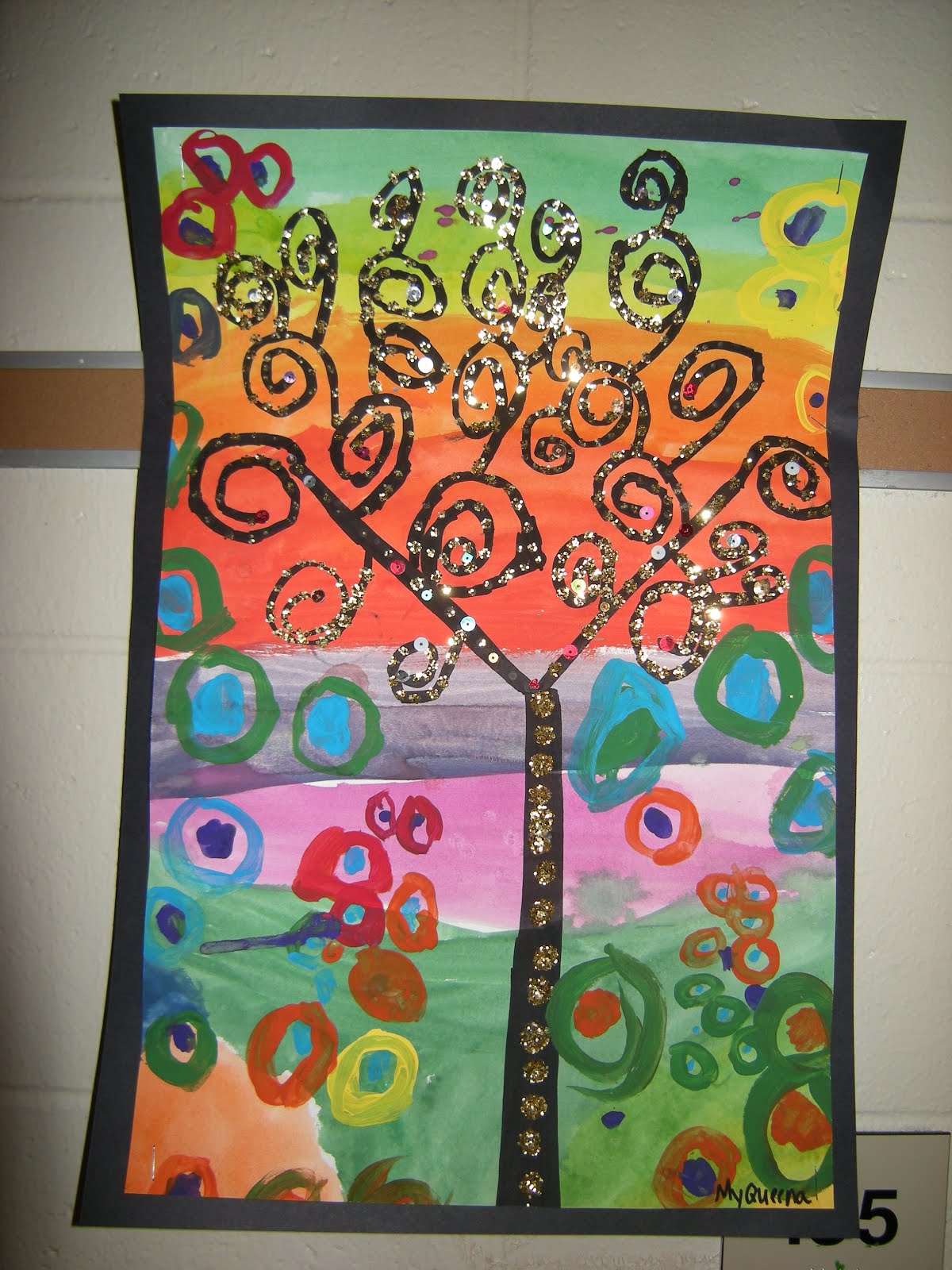 WHAT'S HAPPENING IN THE ART ROOM??: 3rd Grade: Klimt Trees