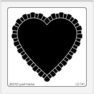 The Pampered Stamper: A Manly Ruffled Heart?