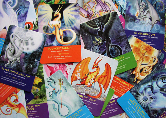 A bad witch's blog: Review: Dragon Oracle Cards by Diana Cooper