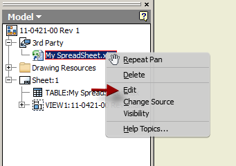 From the Trenches with Autodesk Inventor: Using a Spreadsheet Table in ...
