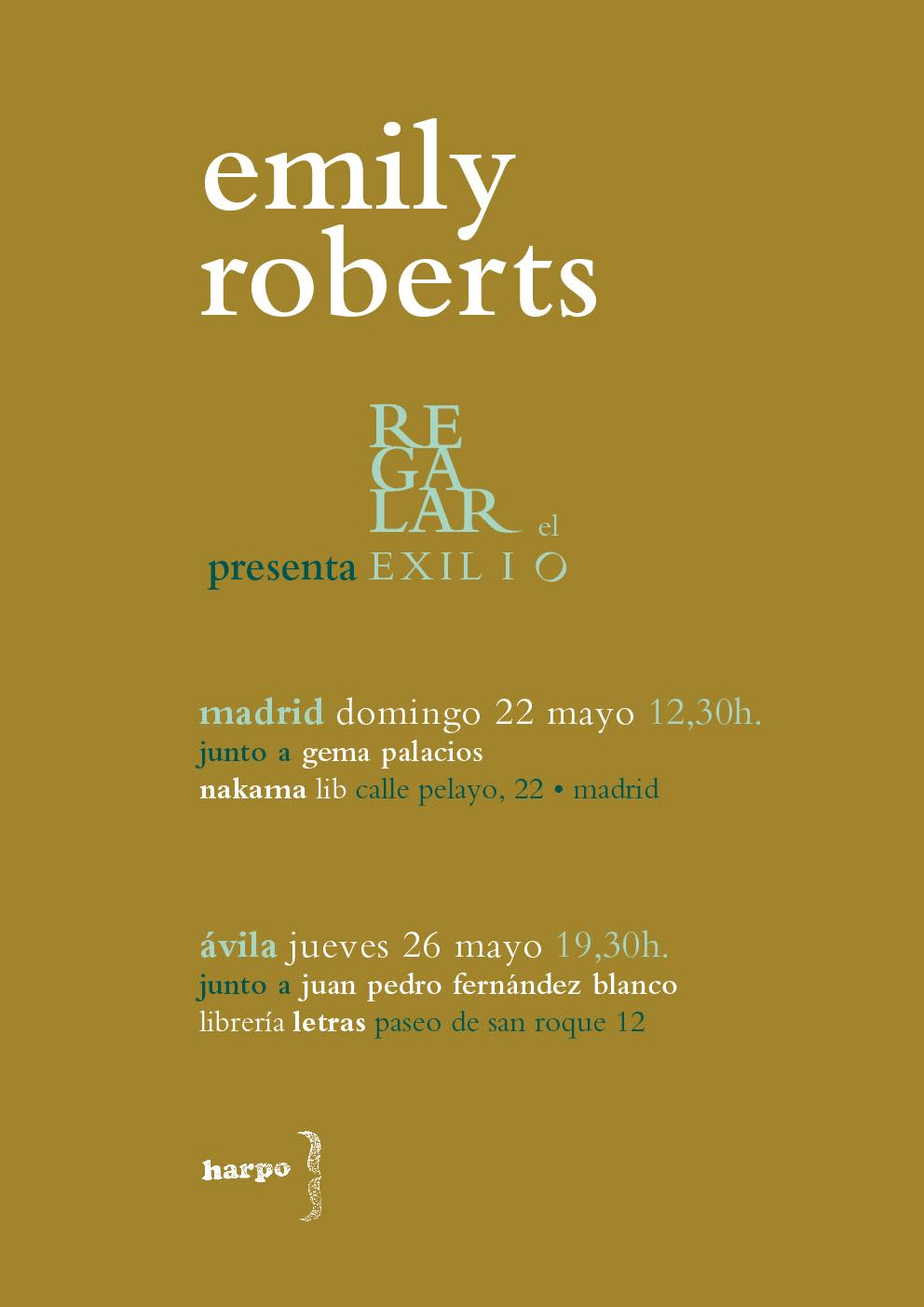 Emily Roberts: mayo 2016