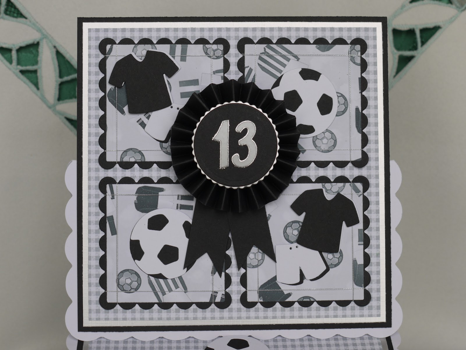 Craftyliz's Creations: Football card for a Teenager