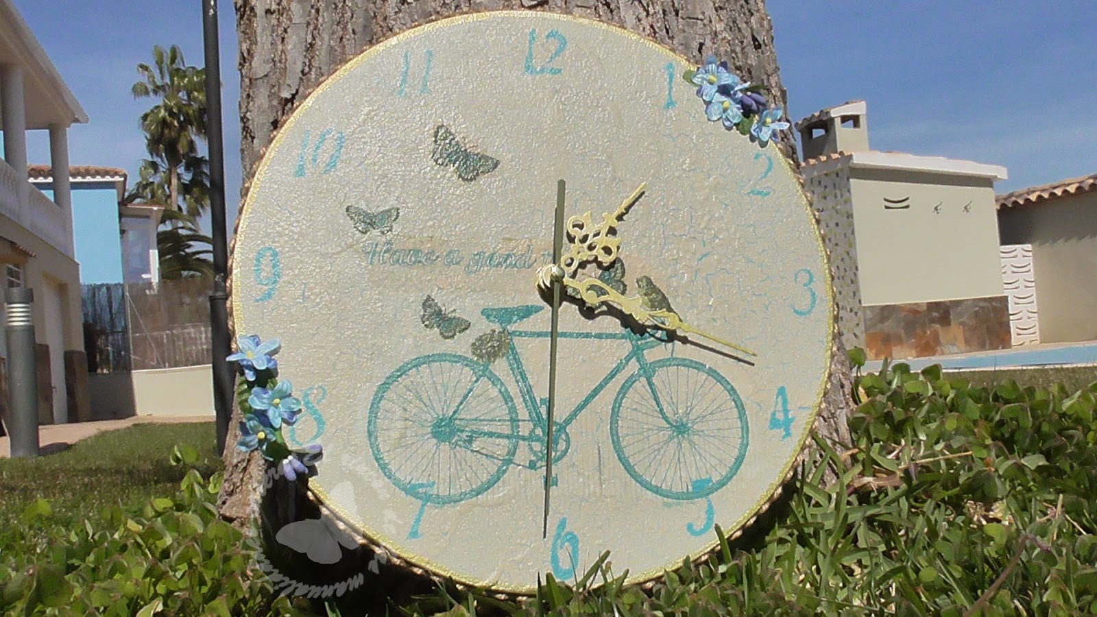 El rincón de las manualidades caseras.: Cómo hacer un reloj de pared ...