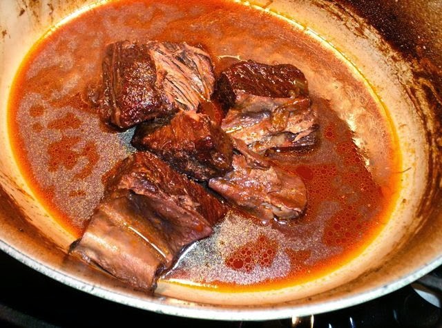 The Briny Lemon: Braised Beef Short Ribs with Red Wine Sauce