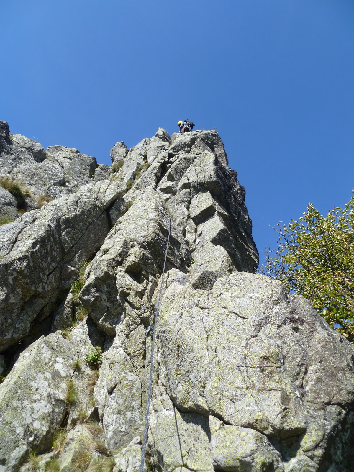 GRIMP-AVENTURE: traversée de l'arete des SPITZKOPF