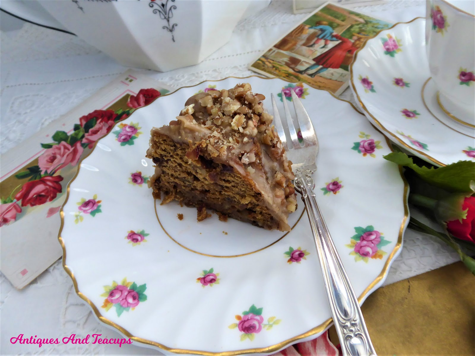 Antiques And Teacups: A Tea After An Experiment with Sticky Toffee Pudding