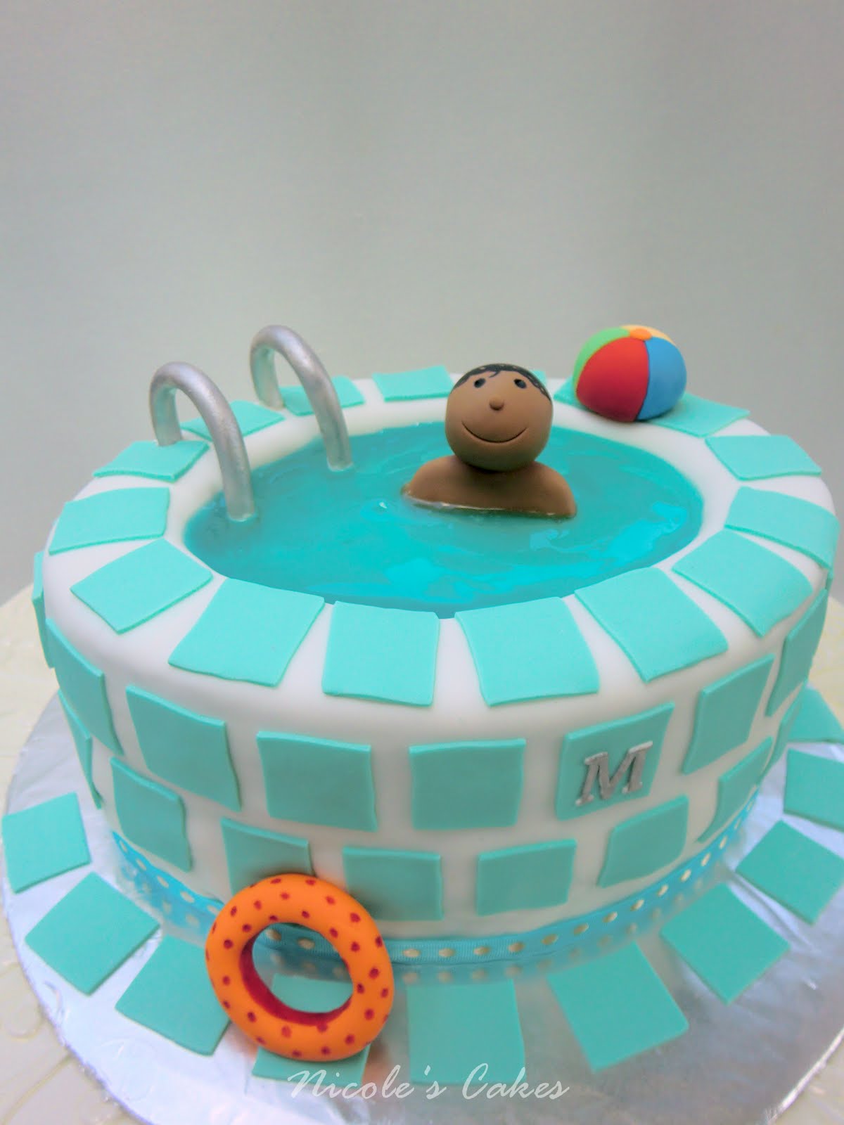 Confections, Cakes & Creations!: Swimming Pool Birthday Cake