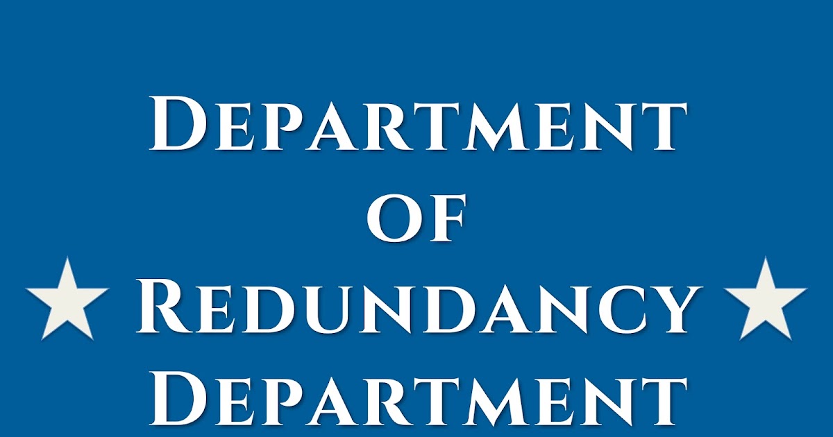 A Pilgrim's Progress: From the Department of Redundancy Department?