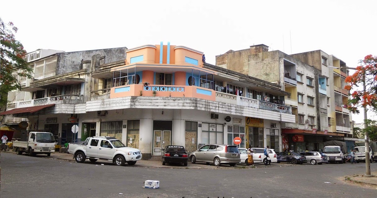 Prédio no Alto-Maé do tipo dos "Art Deco" de Miami Beach