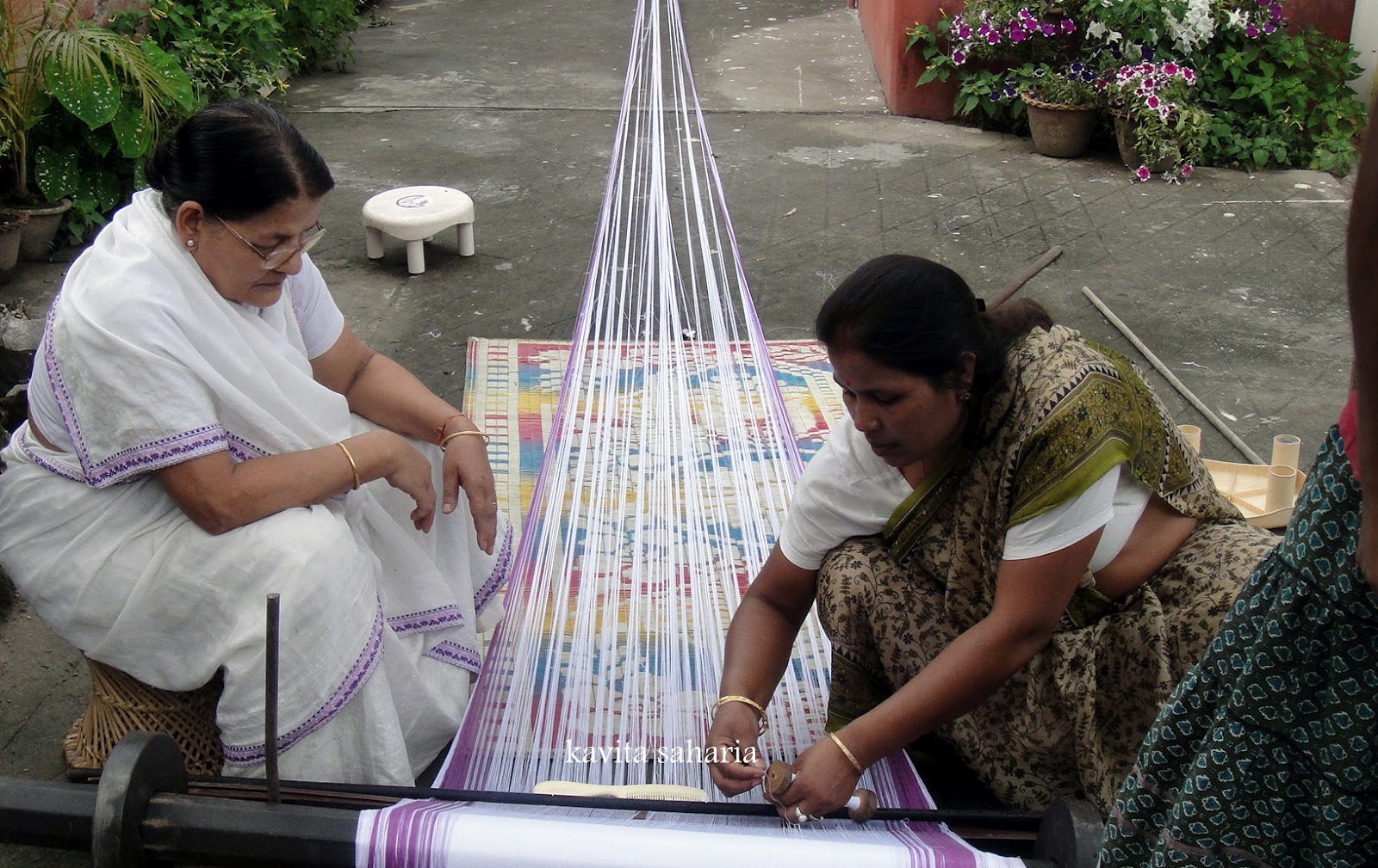 my room: Weaving at home