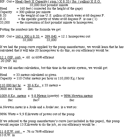 Engineering Portal: Pump Efficiency