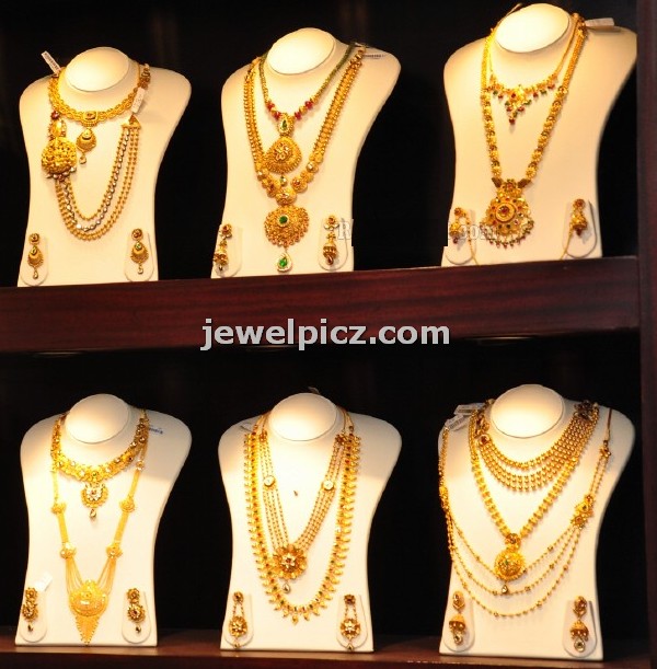 Jos Alukkas gold Haram designs at glance ~ Latest Indian Jewellery designs