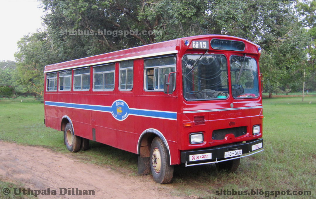 SLTB buses - ශ්‍රී ලංගම බස්: Latec TATA LP 1510/52 bus from SLTB Bibila ...