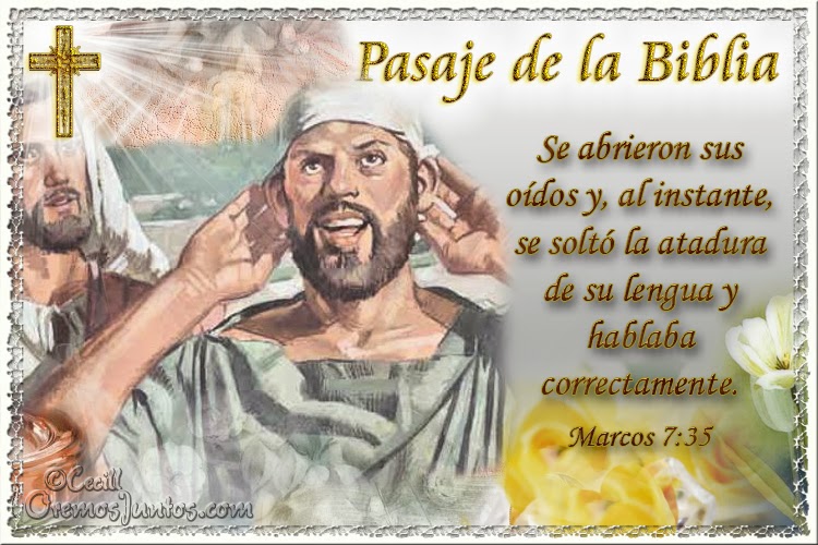 Vidas Santas: Santo Evangelio según san Marcos 7:35