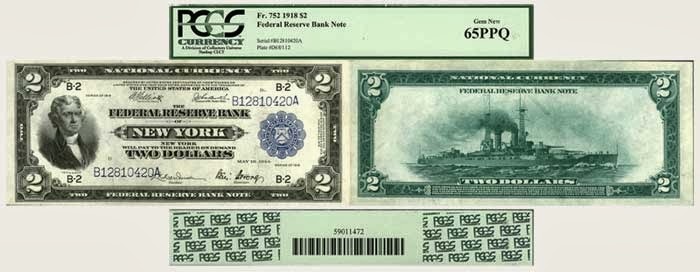 TreasuredStocks.com: Battleship currency notes -- and the USS Idaho