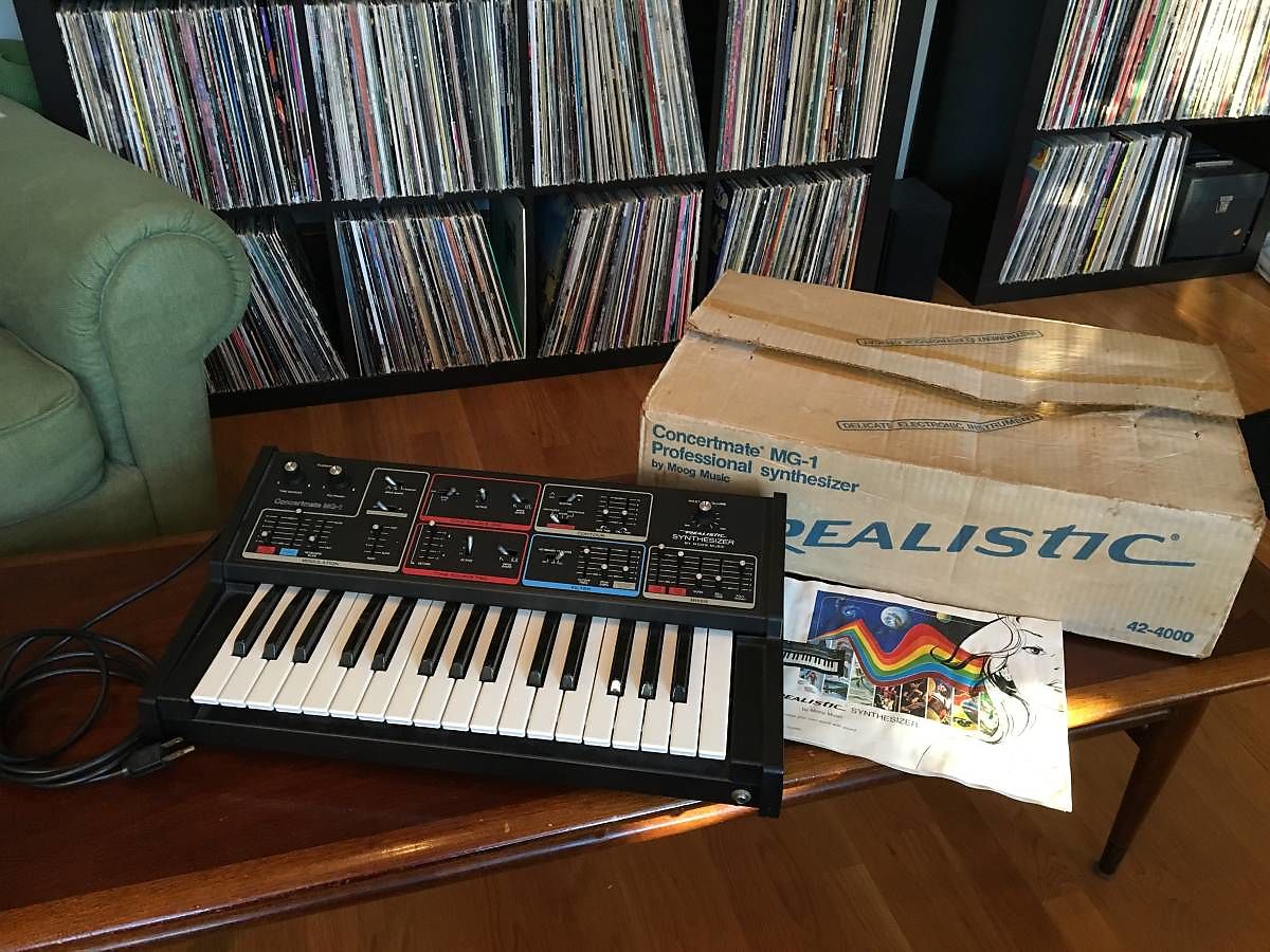 MATRIXSYNTH: Moog Realistic Concertmate MG-1 1981 Black
