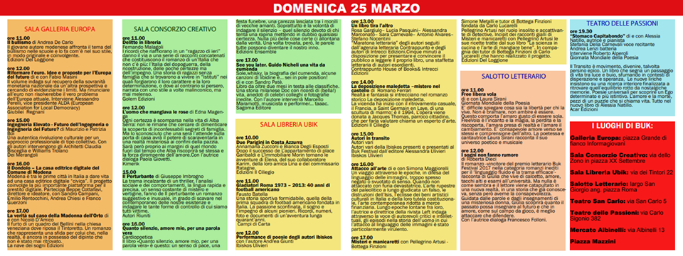 Le fiabe di Patrizia Boi: PROGRAMMA DEL BUK - IL FESTIVAL DELLA PICCOLA ...