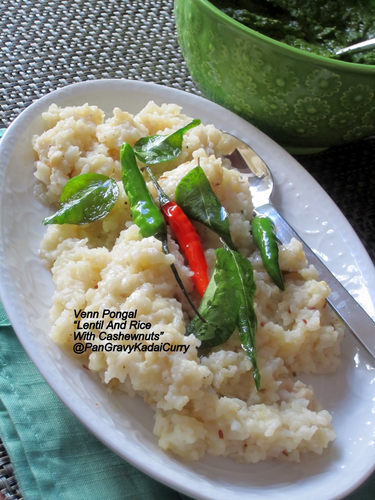 Pan Gravy Kadai Curry: Creamy and slick Lentil-N-Rice "South-Indian ...