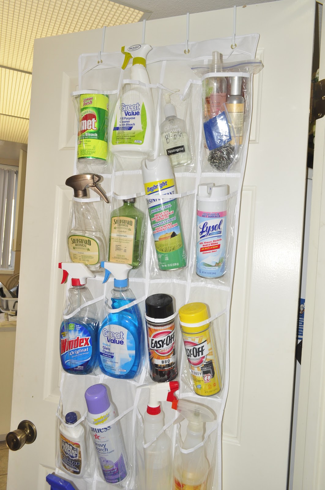 Evan & Natali Griffin: DIY Cleaning Supplies Storage