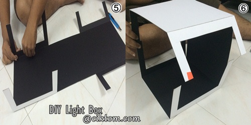 Cara Mudah DIY Light Box aka Mini Studio - Ciktom