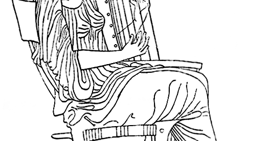 This Greek musician is playing a trigonon | Color The Bible