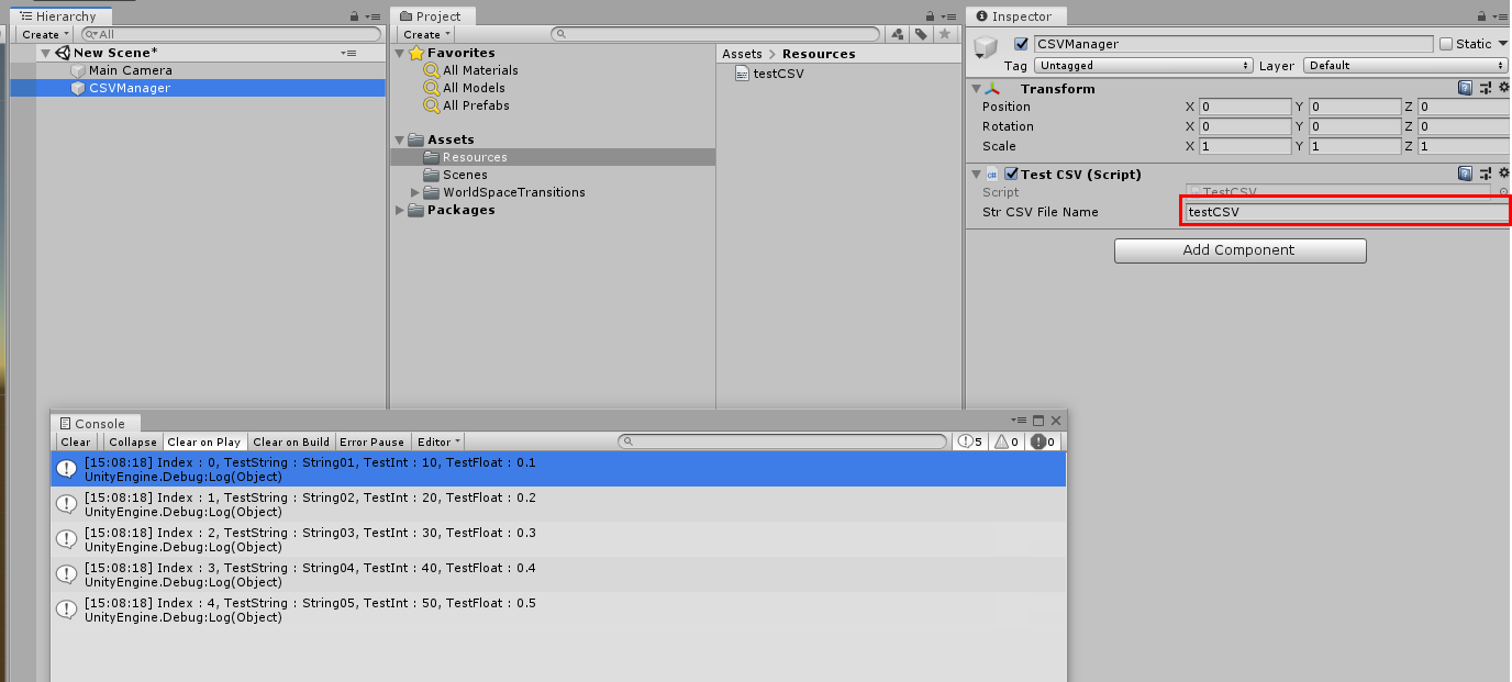 unity - CSV File Read, CSV 파일 읽기 (Android possible)