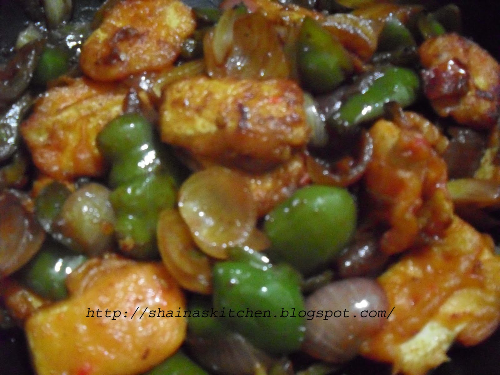 Shaina's Kitchen: cheese chilly