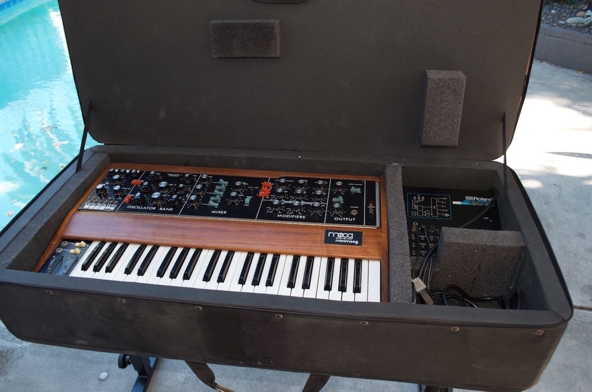 MATRIXSYNTH: 1972 Moog Minimoog D Keyboard Synthesizer SN 1442E w/ Mods ...