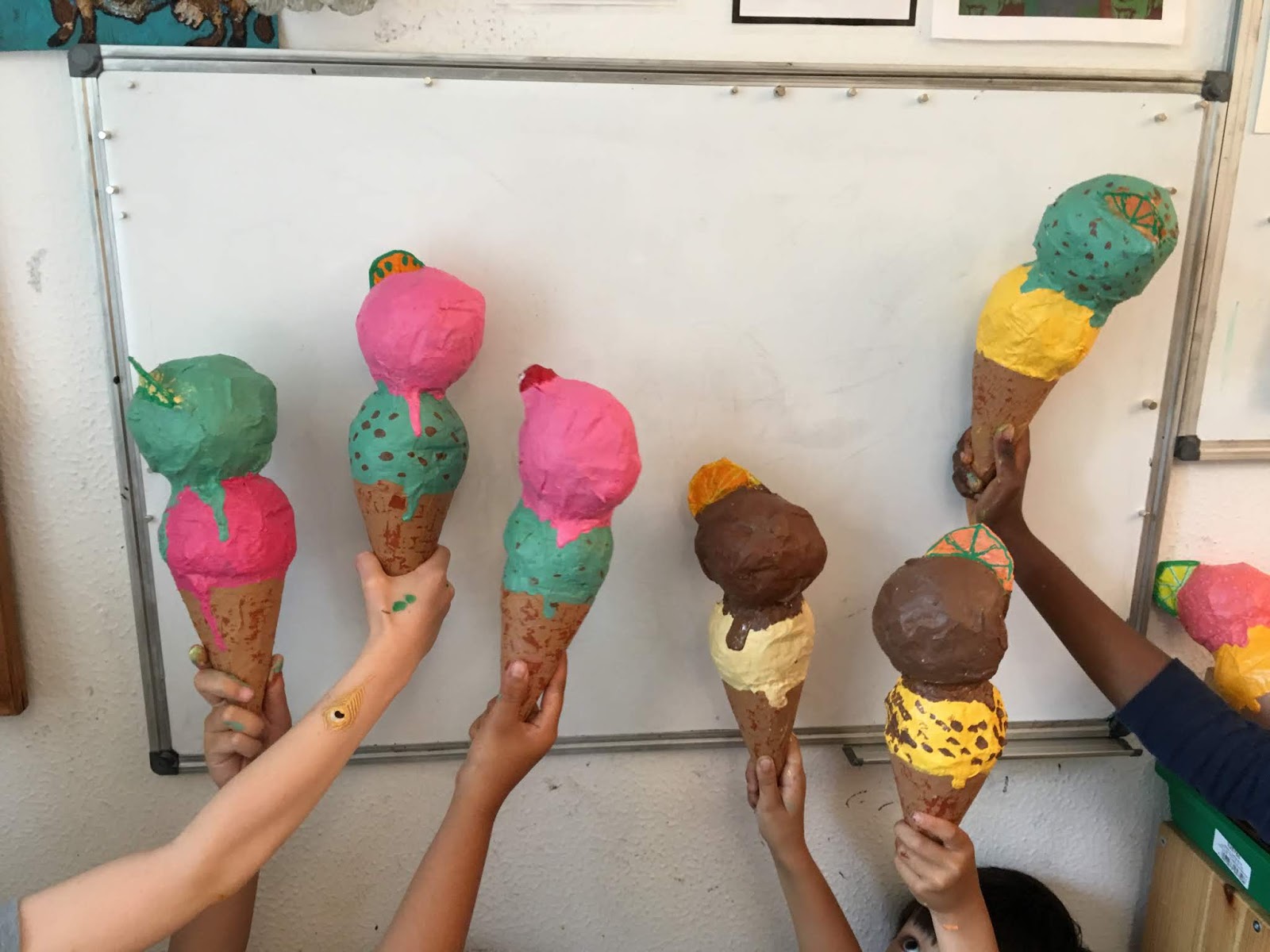 Art Room Britt: Ice-Cream Cone Sculptures