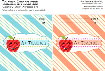 Creative Party Ideas by Cheryl: Teacher Thank You or Teacher ...