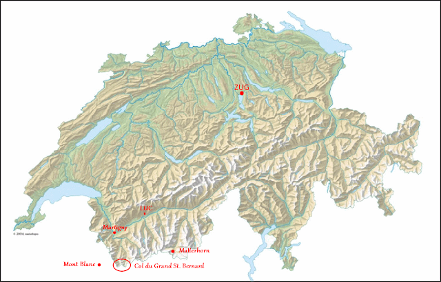 Hiking in Switzerland – Gabrielle and Urs: Col du Grand Saint Bernard ...