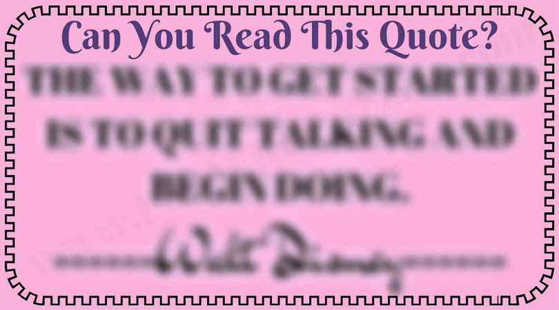 Blur Text Reading Challenge | Can you Read Blurry Text?