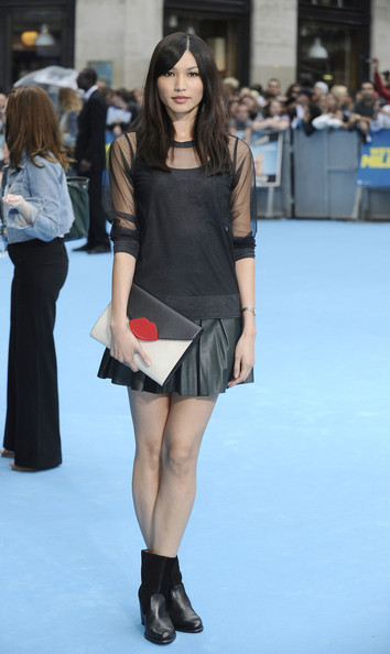 Inspired Style,Fashion & Beauty: Gemma Chan Mini Skirt