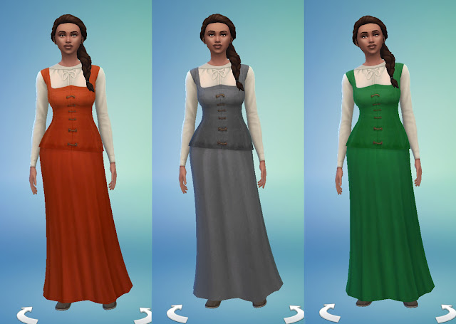 TS4: Celtic Dress | History Lover's Sims Blog