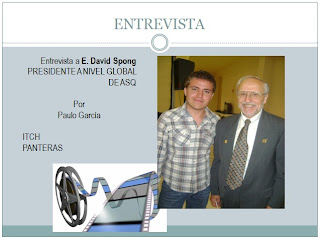 ANALISIS Y PLANEACIÓN DE LA CALIDAD: UIV. ENTEVISTA AL E. DAVID SPONG