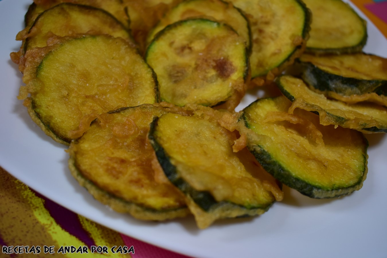 Recetas de andar por casa.: Calabacines en tempura