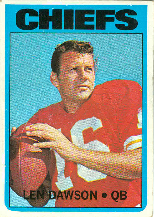 1972 Football Cards: Kansas City Chiefs