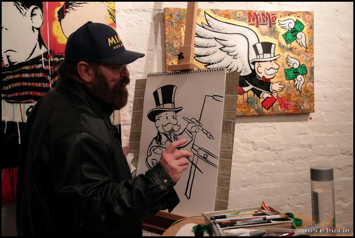 EV Grieve: Live painting with Mike (MiMo) Mozart at 212 Arts on East ...