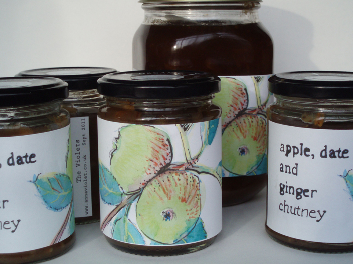 anna violet: Chutney labels