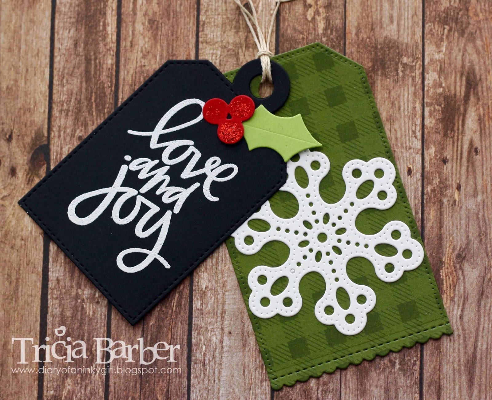 Diary of an Inky Girl…: Hand Lettered Sentiments - Holiday Tags