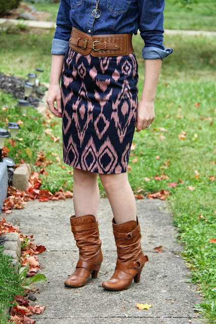 Thrift and Shout: Cute Outfit of the Day: I Heart Ikat
